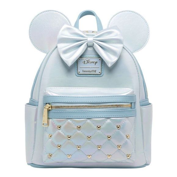 Loungefly | Bags | Loungefly Disneyminnie Mouse Baby Blue Iridescent ...